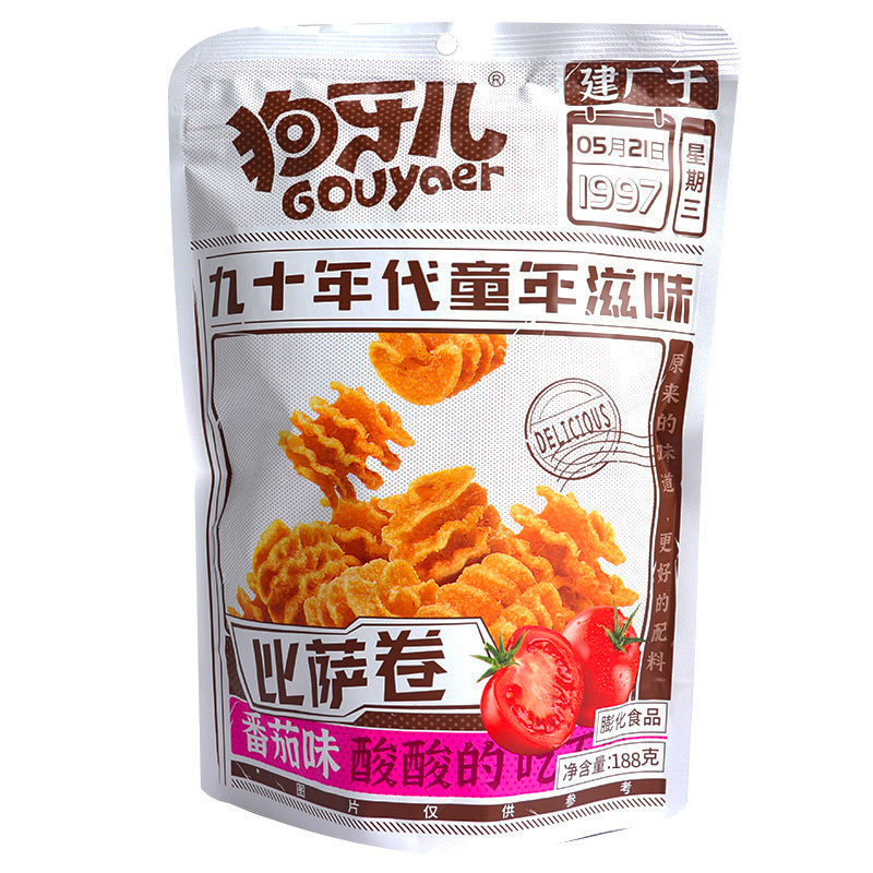 Чипсы Gouyaer пицца томаты 188г КИТАЙ